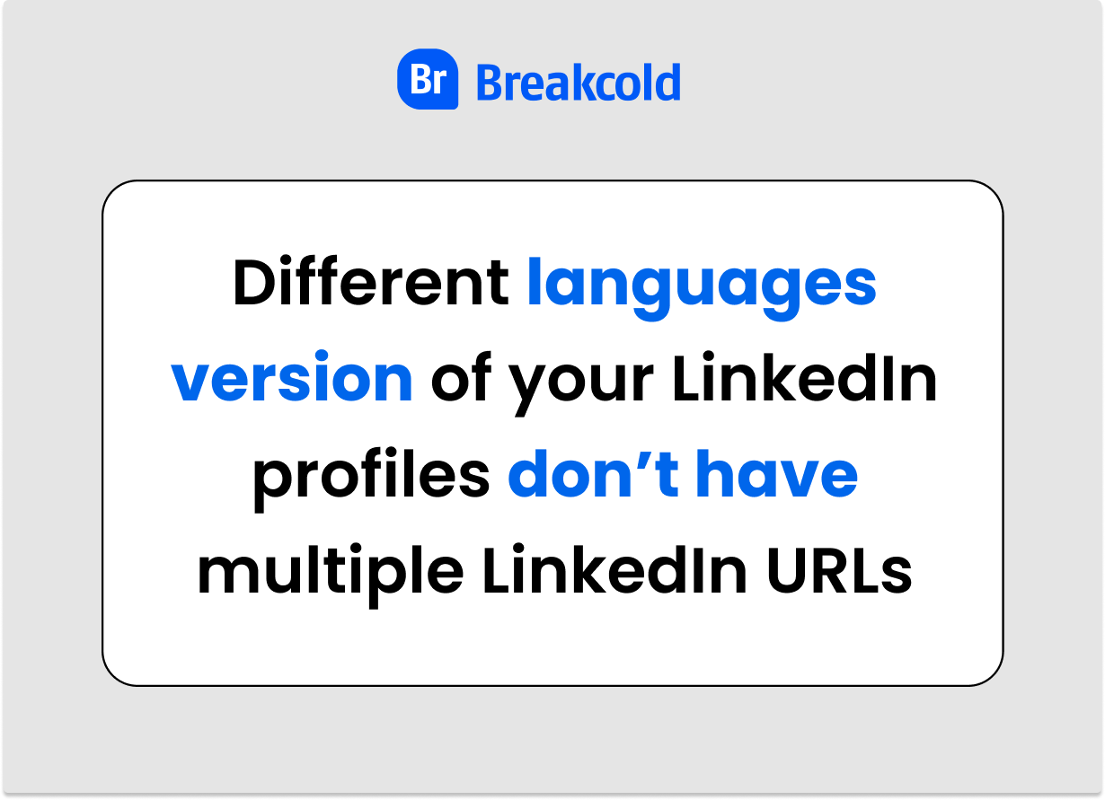 How To Change LinkedIn URL Different Languages Impact | Breakcold